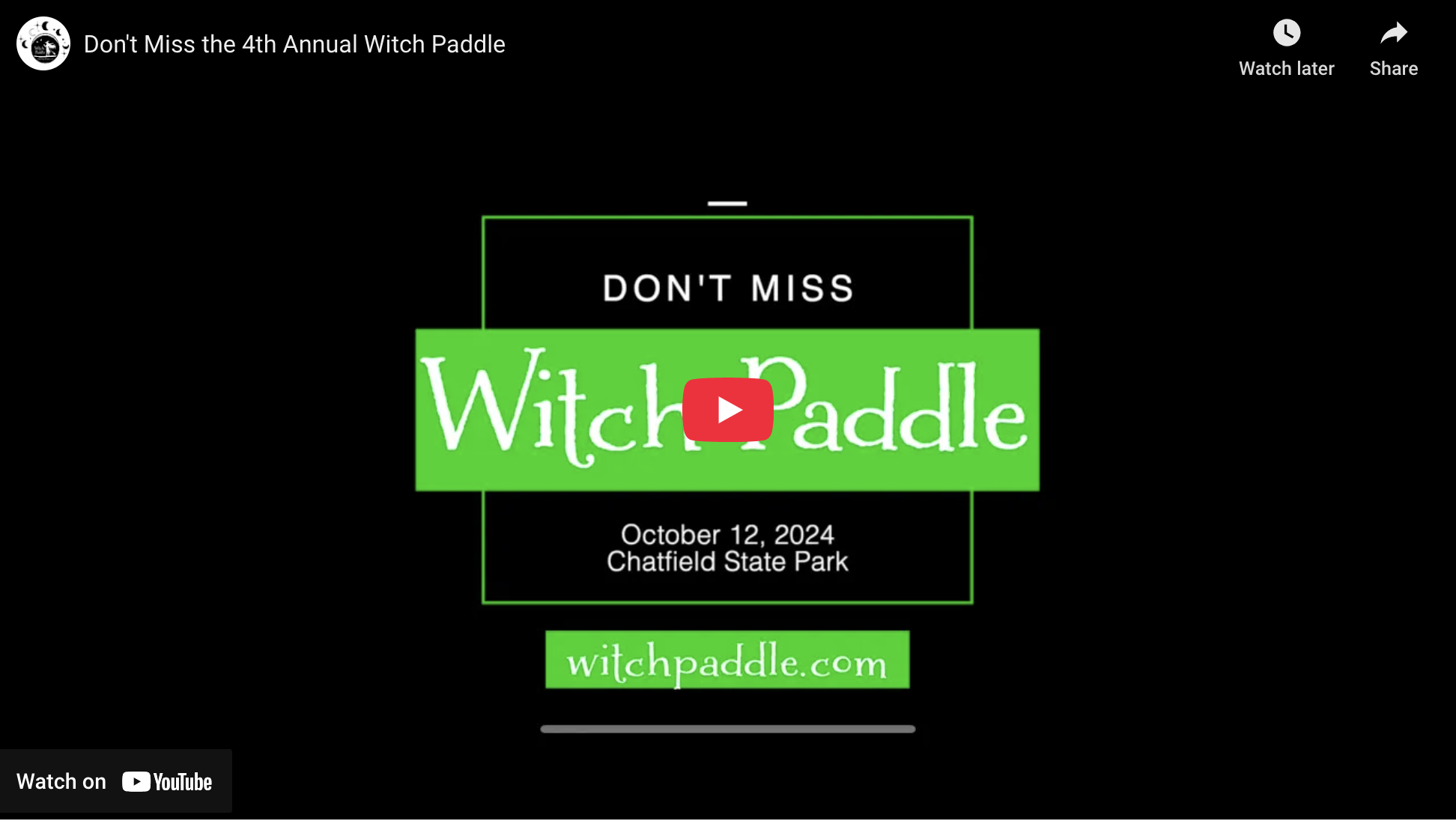 Witch Paddle 2026 | Colorado’s Magical Halloween Paddle Event - Witch ...